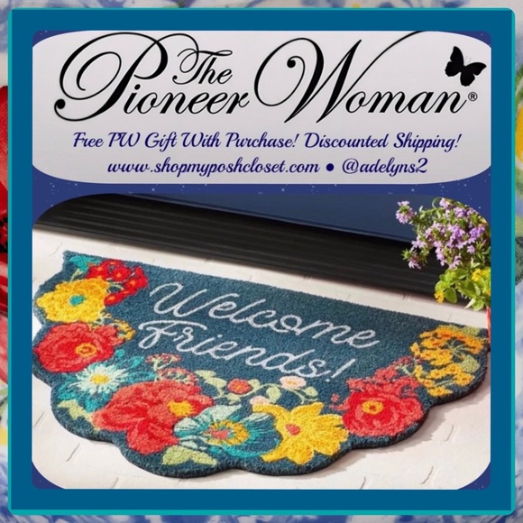 The Pioneer Woman | Accents | New Pioneer Woman Welcome Friends Floral ...